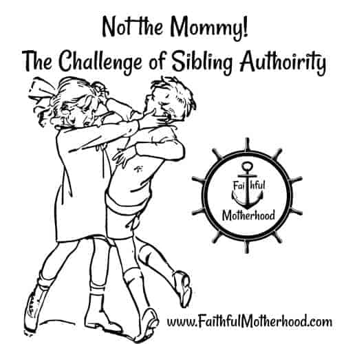 Sibling Authority: How to Effectively Parent Bossy Siblings - Faithful ...